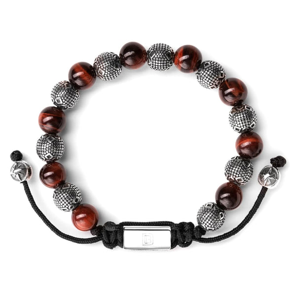 Dowling Brothers - Red Tiger Eye and Silver Tropez