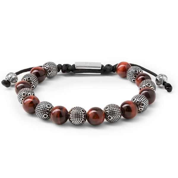 Dowling Brothers - Red Tiger Eye and Silver Tropez