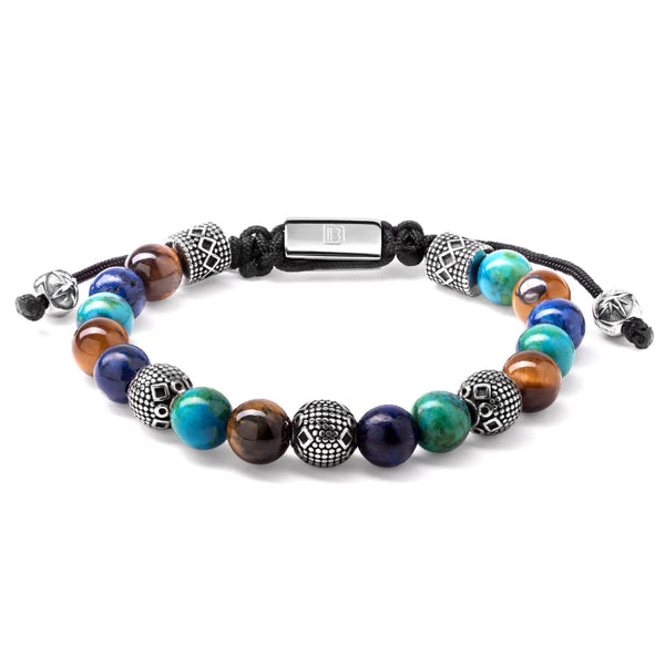 Dowling Brothers - Tiger Eye Azurite Lapis and Silver Tropez